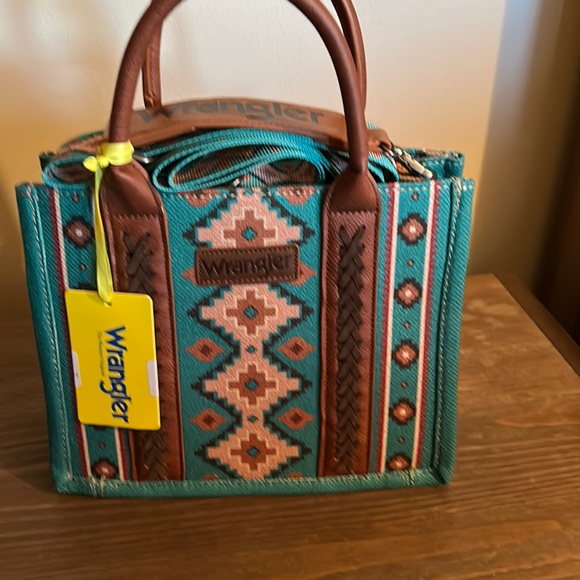 Wrangler | Bags | Nwt Wrangler Crossbody Purse Turquoise | Poshmark